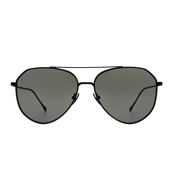Diff Eyewear | Accessories | Diff Dash Oversized Aviator Pilot Matte ...